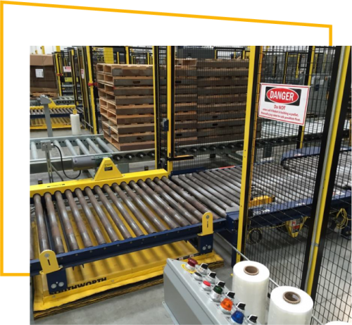 Pallet Handling Conveyors, Robotic Automation Conveyors